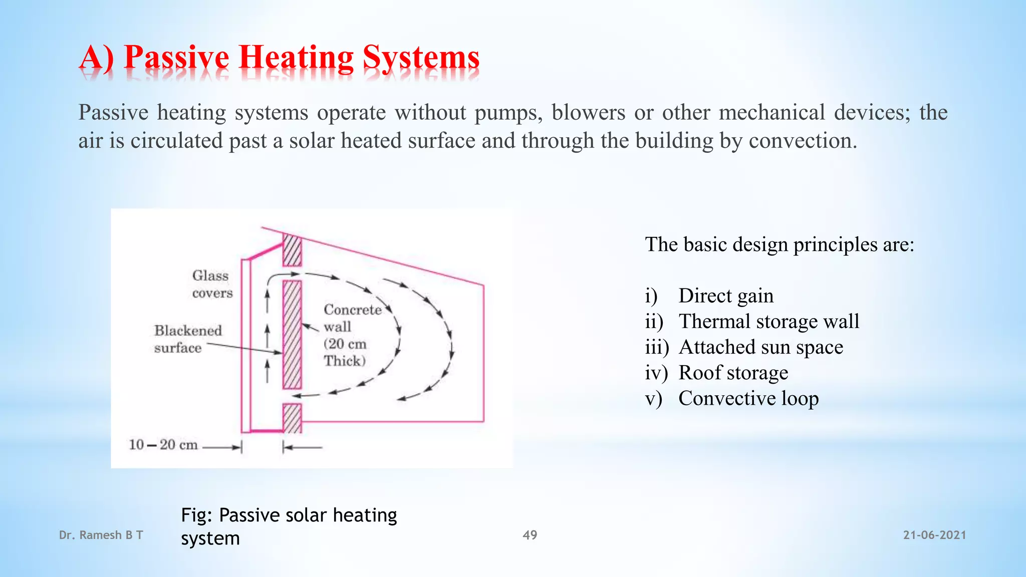 Solar Radiation Geometry, Solar Thermal Conversion and Applications | PPTX