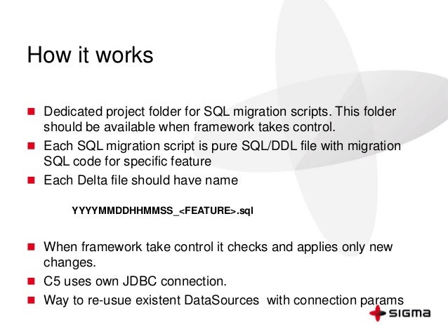 Continuous DB migration based on carbon5 framework