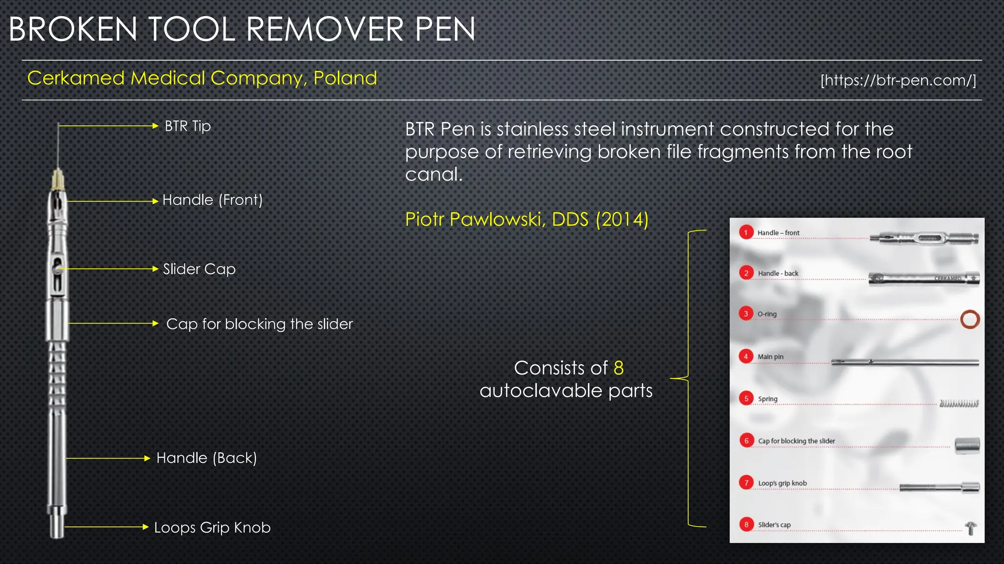 File Retrieval in Endodontics - BTR Pen. | PPTX