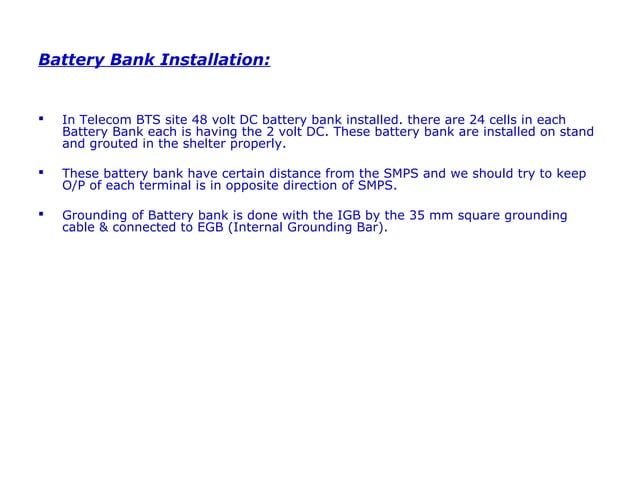 Bts-site-installation | PPT | Telecommunications Industry | Industries