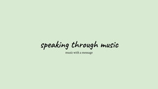 BTS - Speaking through music .pptx