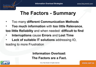 Information Overload Strategies | PPT