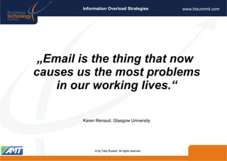 Information Overload Strategies | PPT