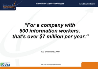 Information Overload Strategies | PPT