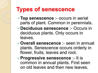 Senescence | PPTX