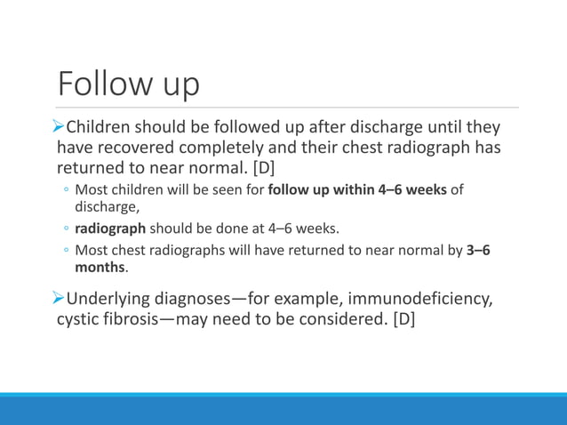 Bts guidelines for the management of pleural infection in children | PPTX