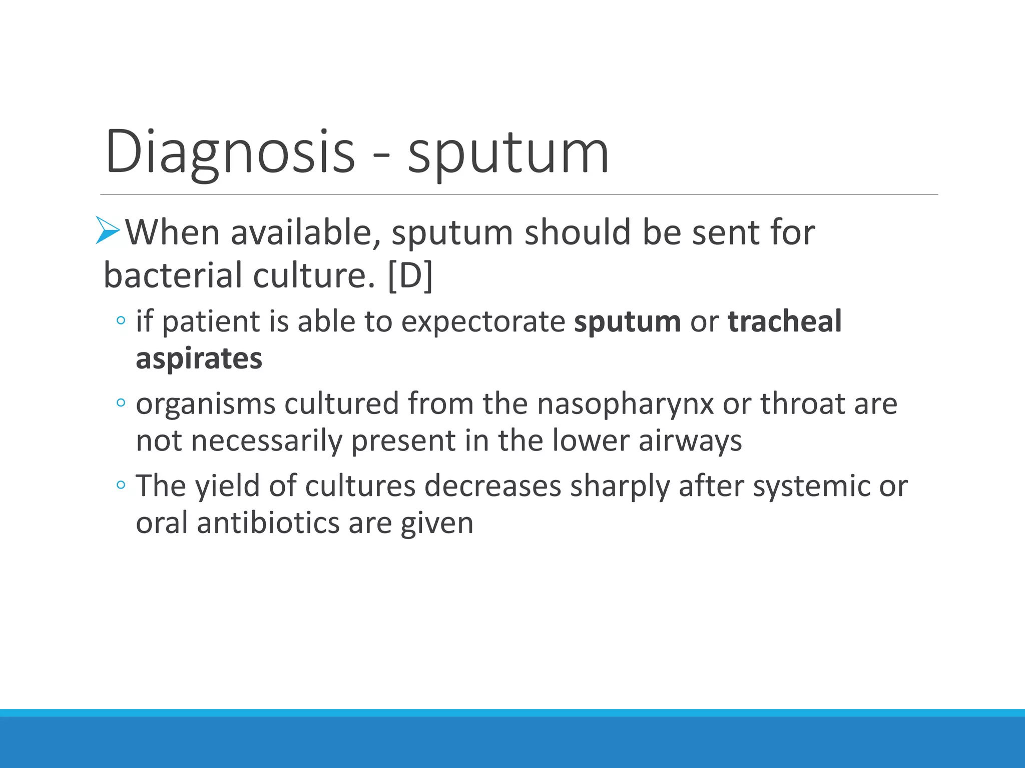 Bts guidelines for the management of pleural infection in | PPTX