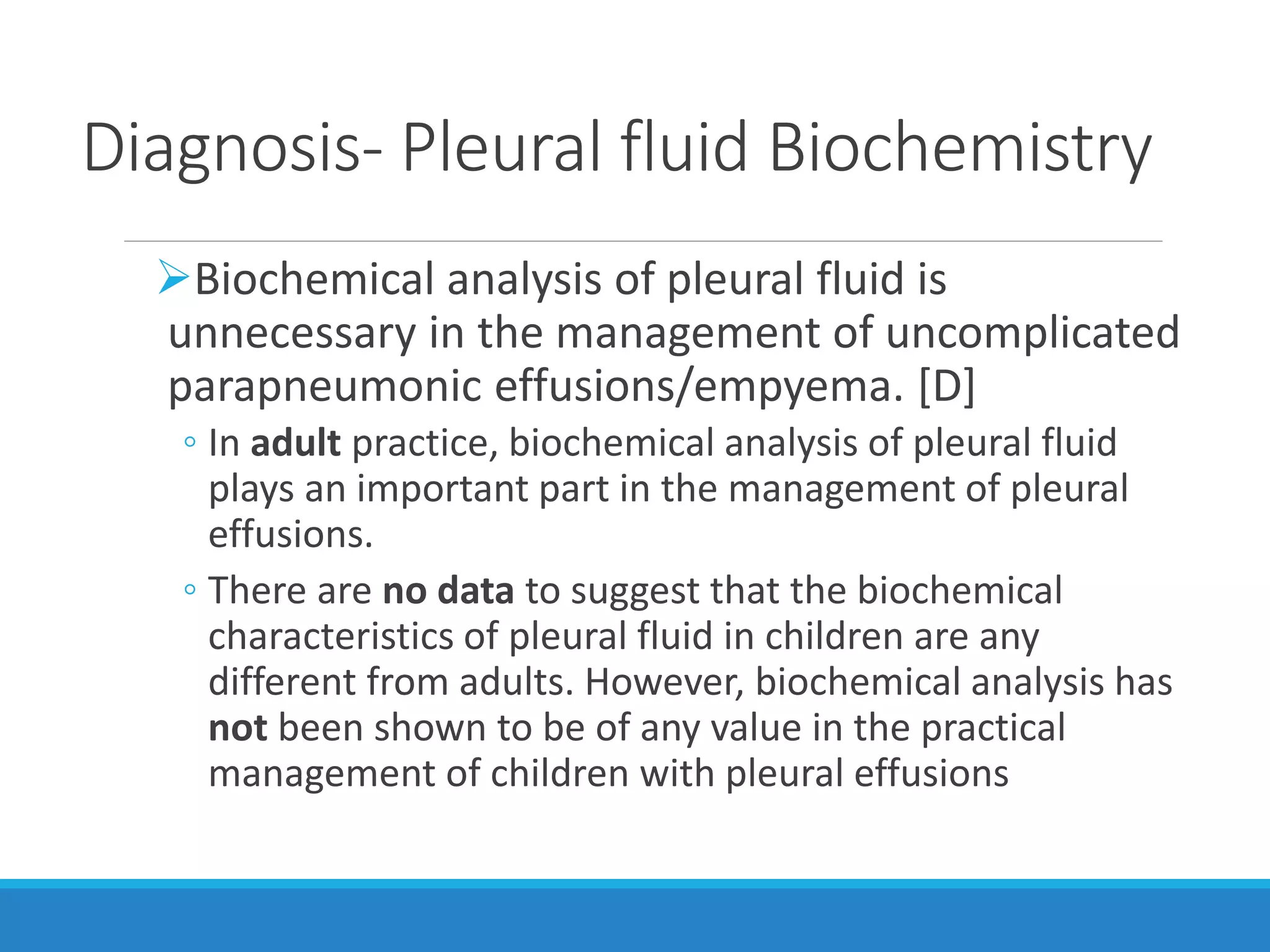 Bts guidelines for the management of pleural infection in | PPTX
