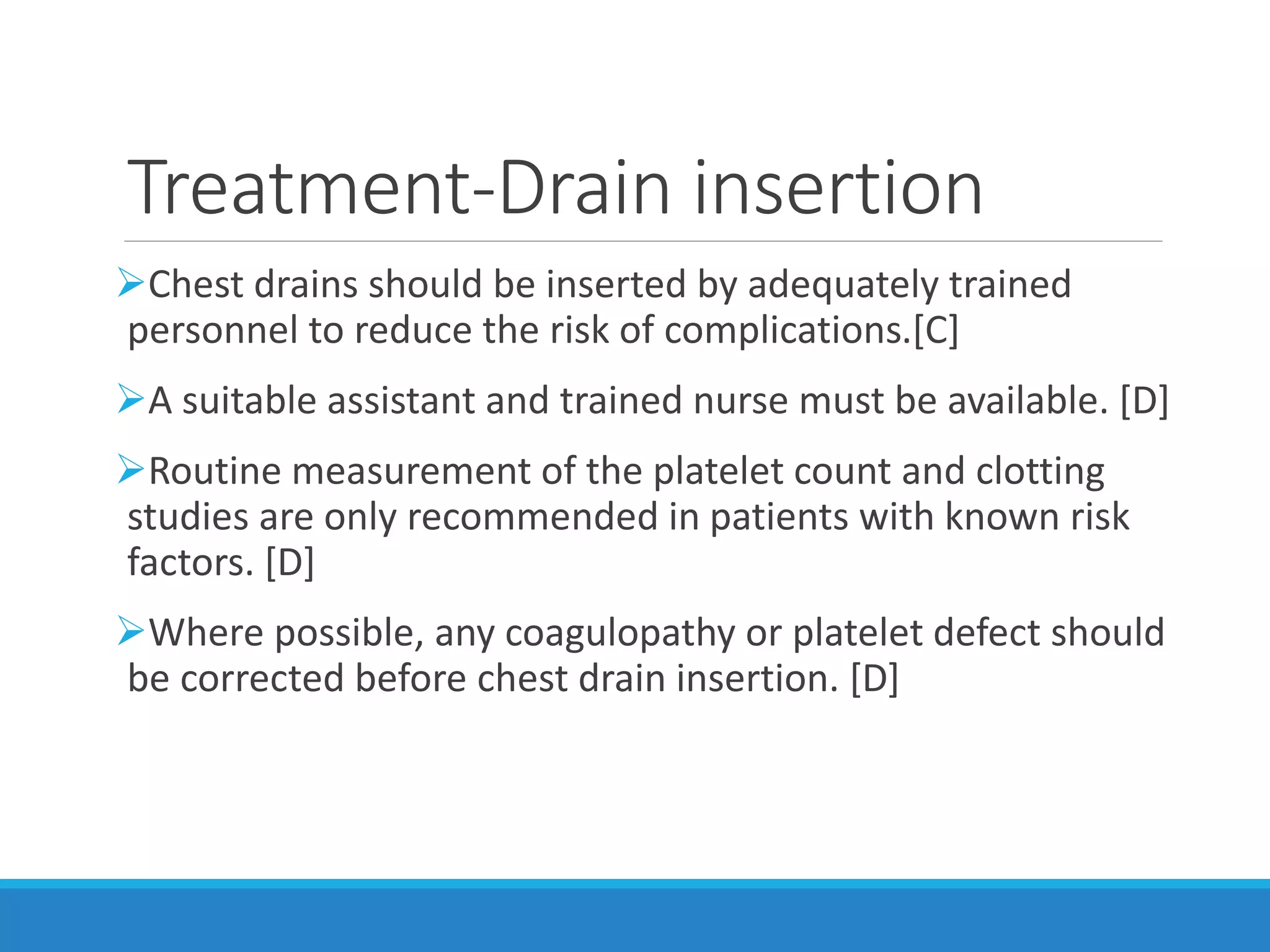 Bts guidelines for the management of pleural infection in | PPTX