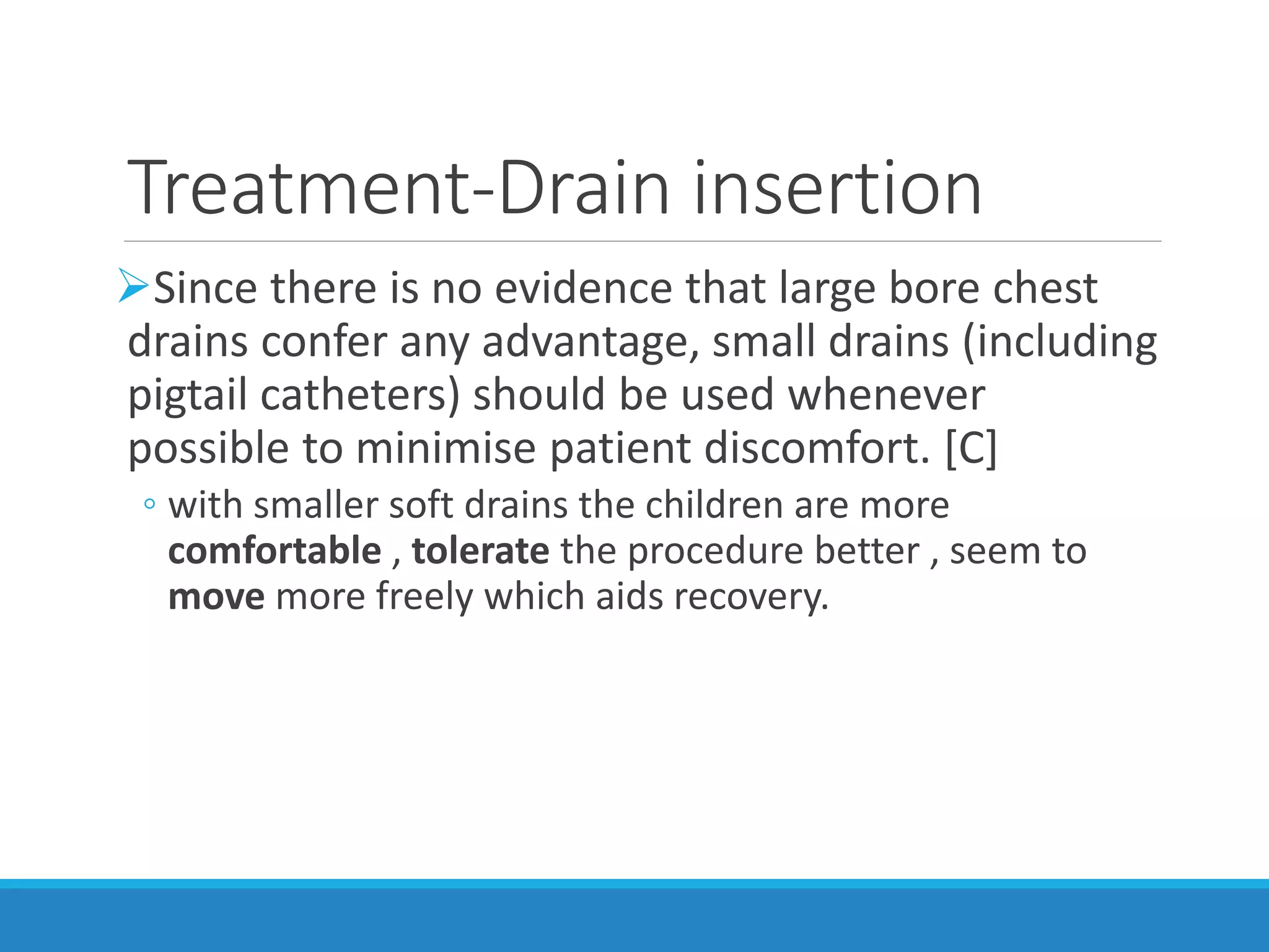 Bts guidelines for the management of pleural infection in | PPTX