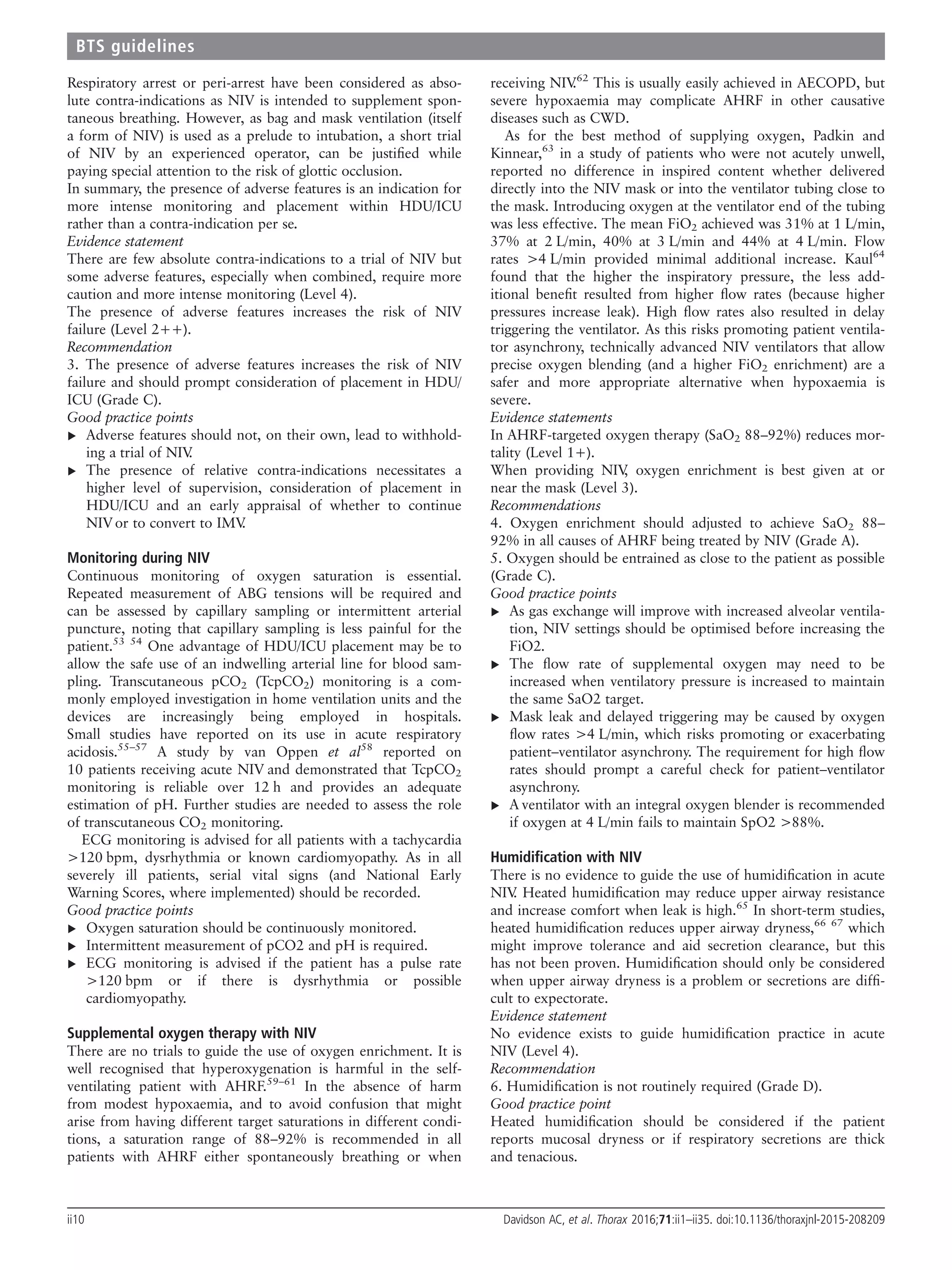 BTS_ICS Guideline for the Ventilatory Management of Acute Hypercapnic ...