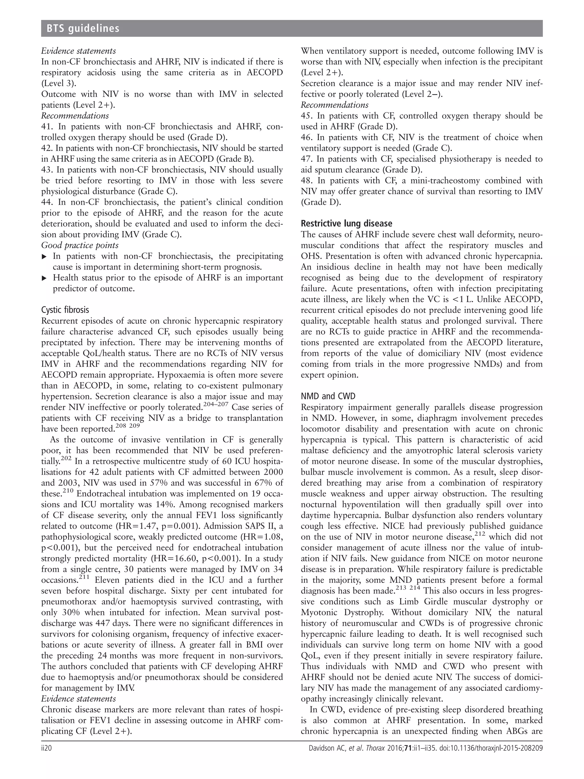 BTS_ICS Guideline for the Ventilatory Management of Acute Hypercapnic ...