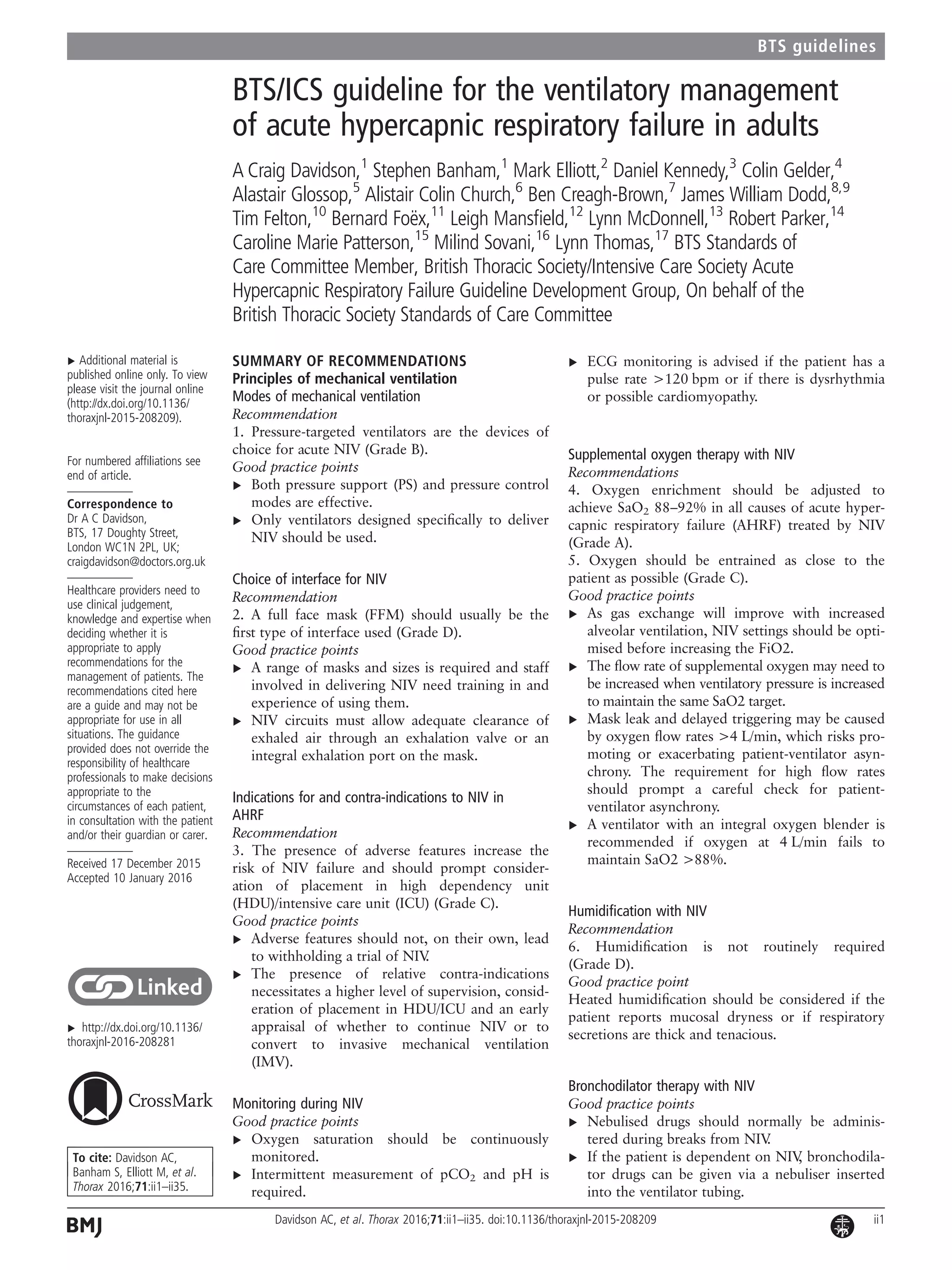 BTS_ICS Guideline for the Ventilatory Management of Acute Hypercapnic ...