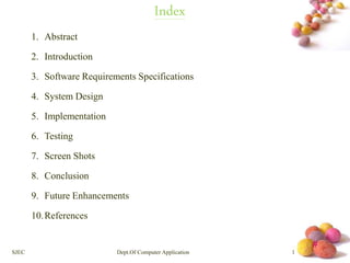 Bug Tracking System | PPTX