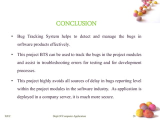 Bug Tracking System | PPTX