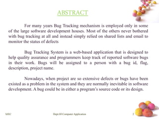 Bug Tracking System | PPTX