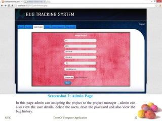 Bug Tracking System | PPTX