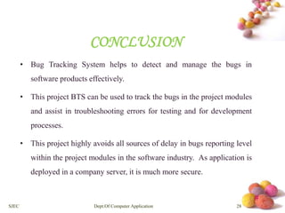 Bug Tracking System | PPTX