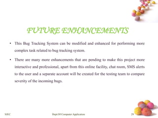 Bug Tracking System | PPTX
