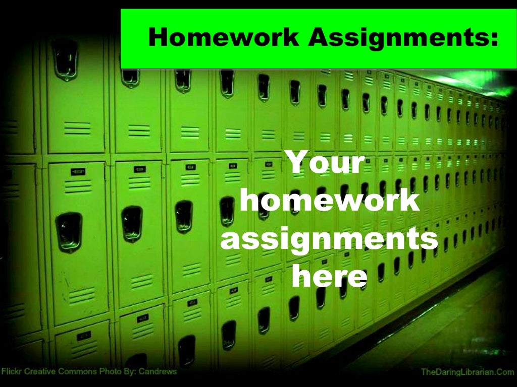 Your homework assignments here Homework
