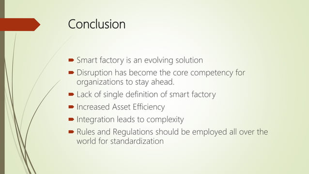 Smart Factory Presentation | PPTX