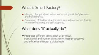 Smart Factory Presentation | PPTX