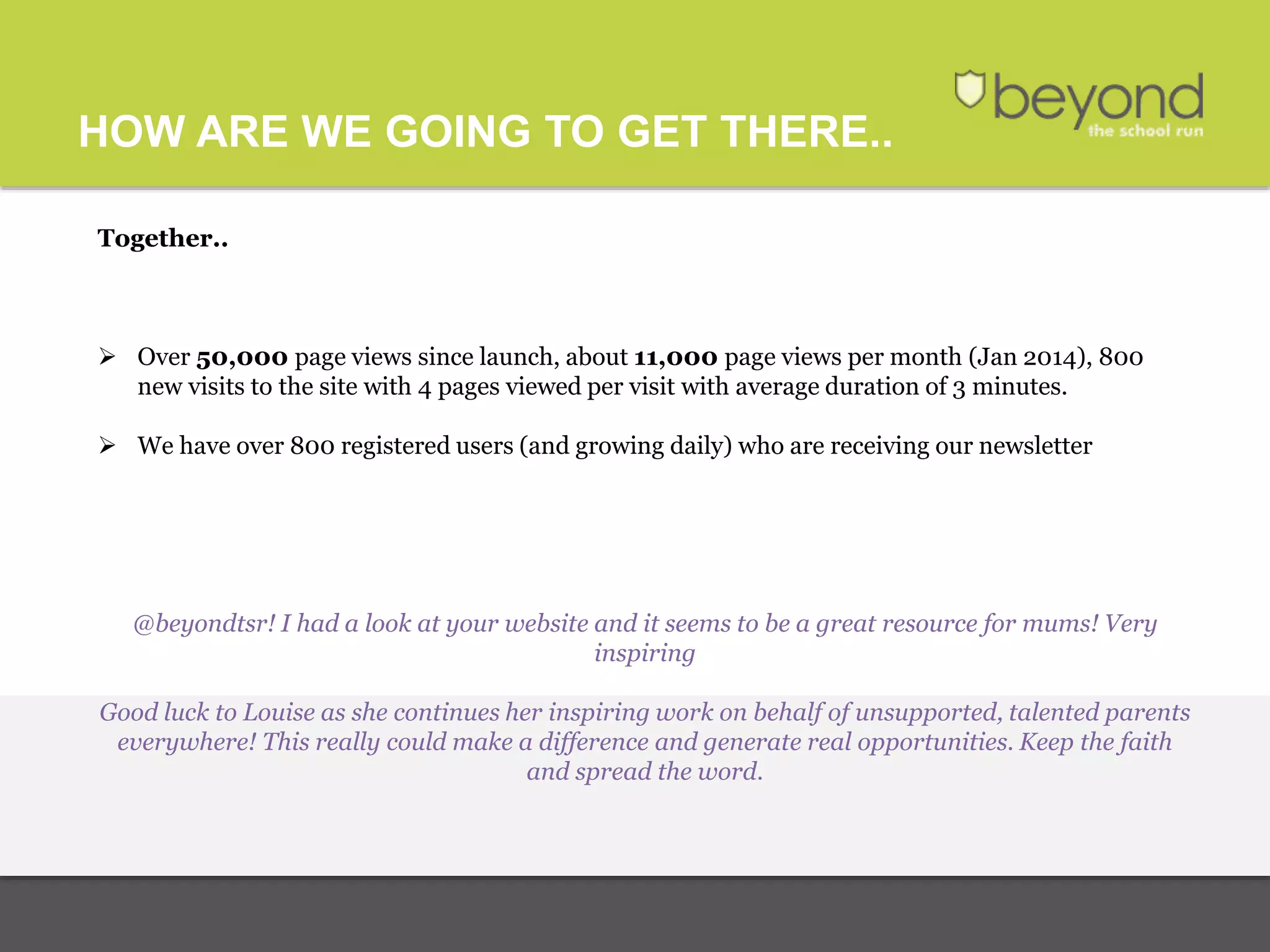 Btsr presentation feb 2014 | PPT