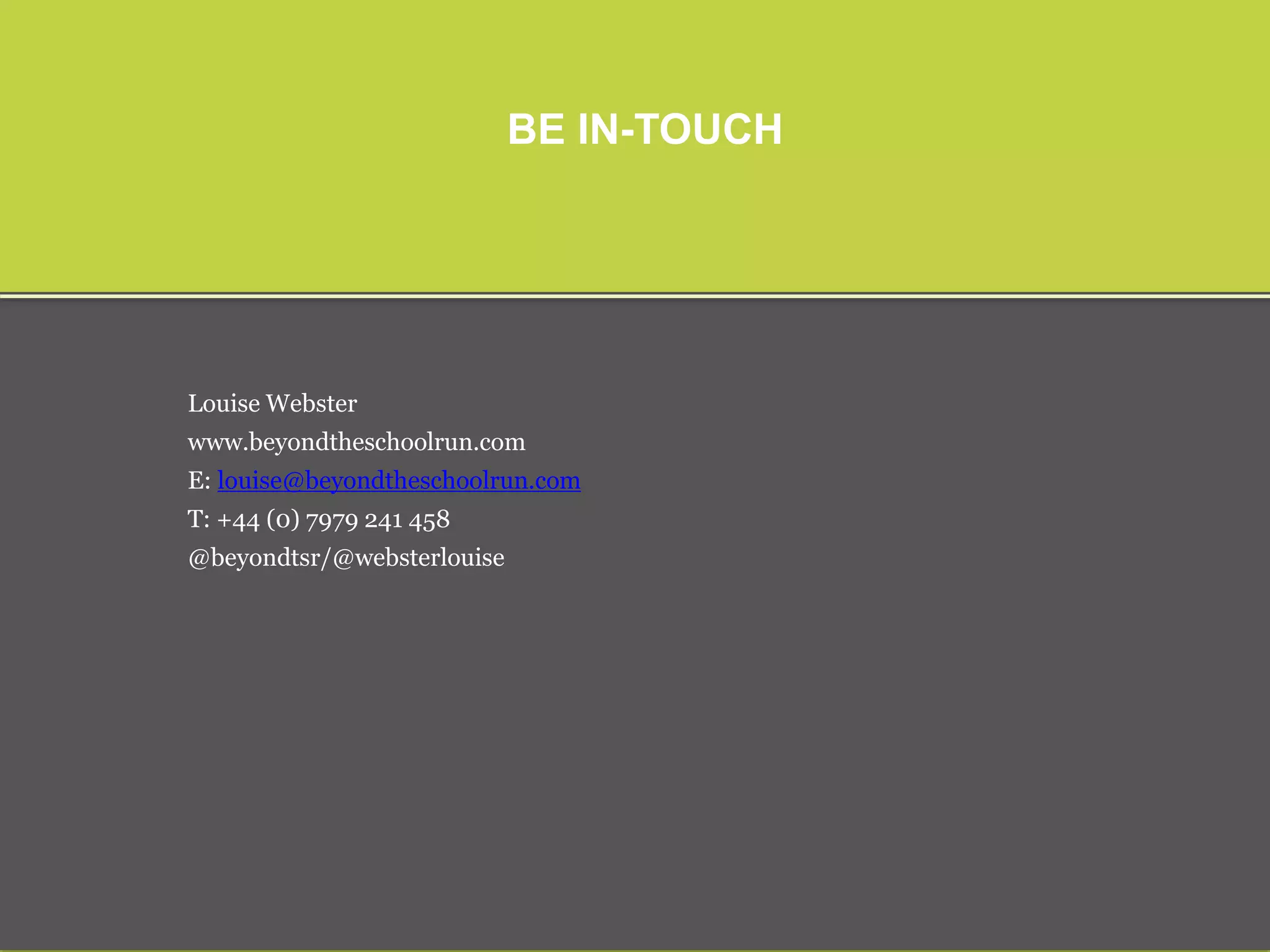 Btsr presentation feb 2014 | PPT