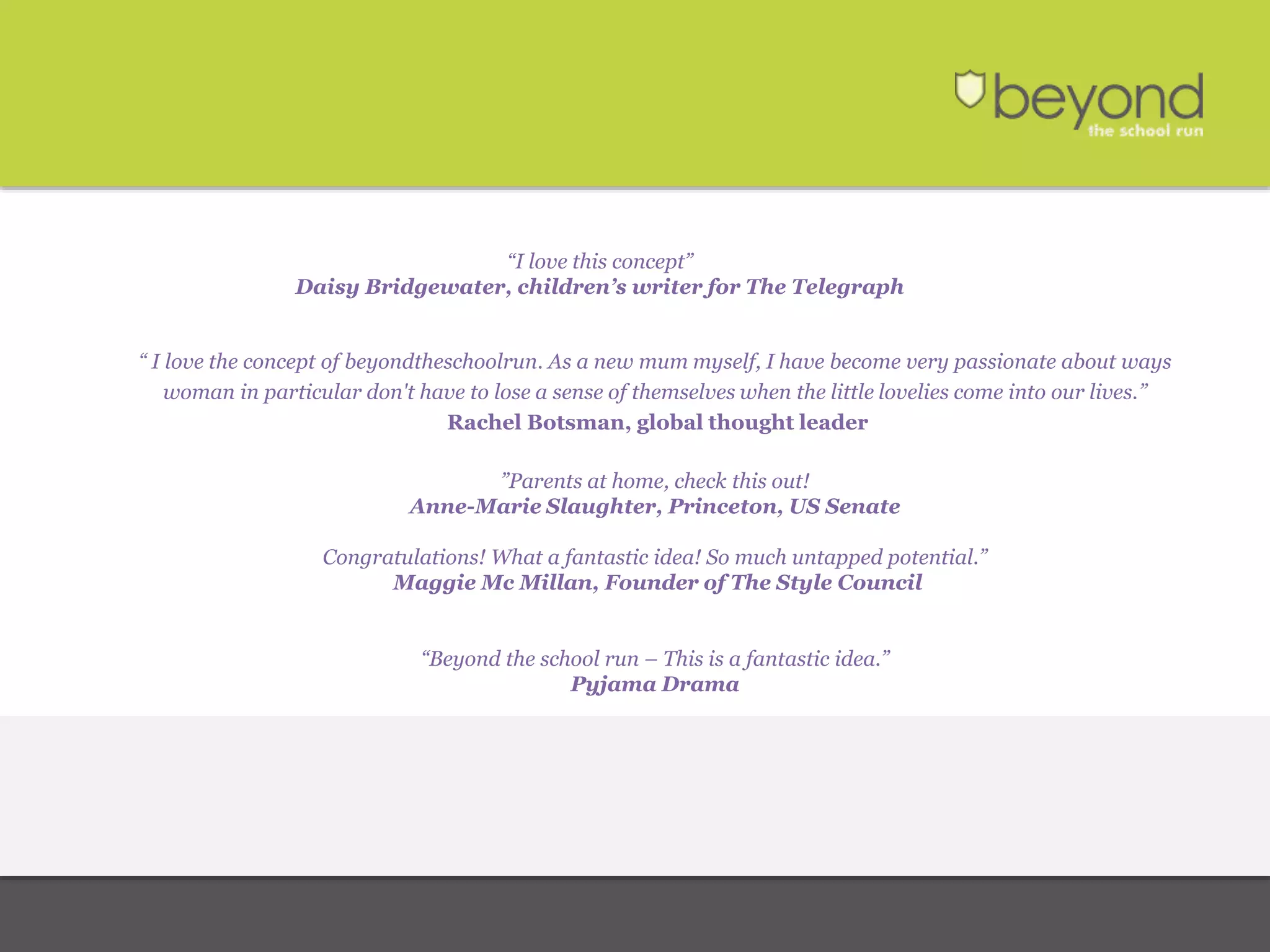 Btsr presentation feb 2014 | PPT