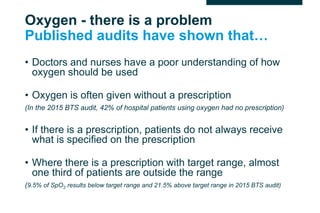 Oxygen Medical Use Guideline BTS | PPT
