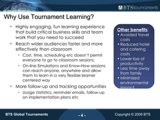 BTS - Multiplayer Simulation - Business Tournament | PPT