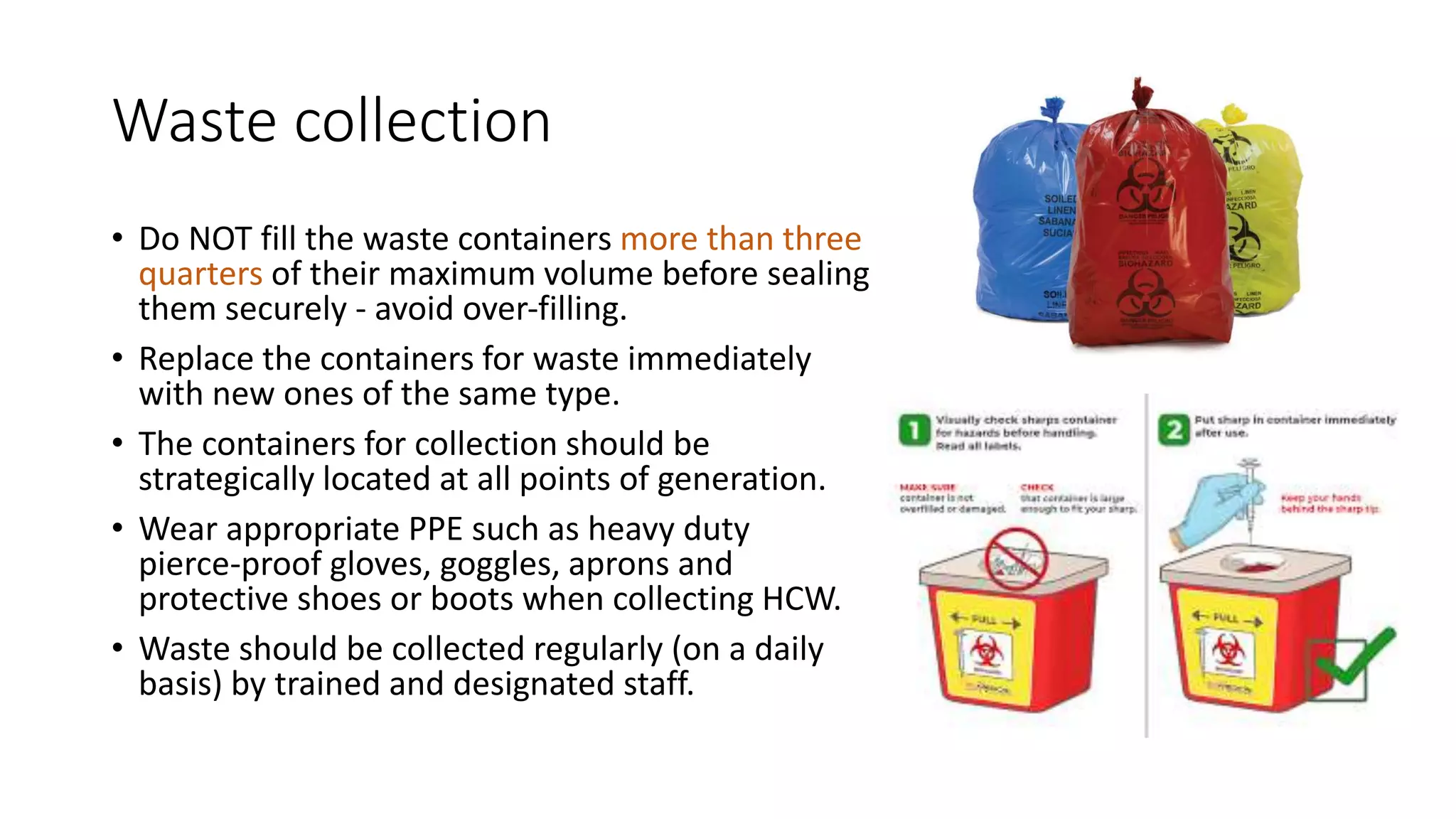 Biosafety and Waste Management in Blood Transfusion Service | PPTX
