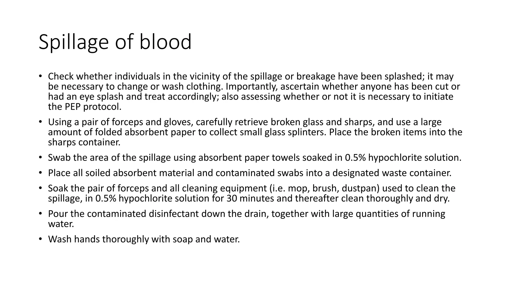 Biosafety and Waste Management in Blood Transfusion Service | PPTX