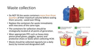 Biosafety and Waste Management in Blood Transfusion Service | PPTX