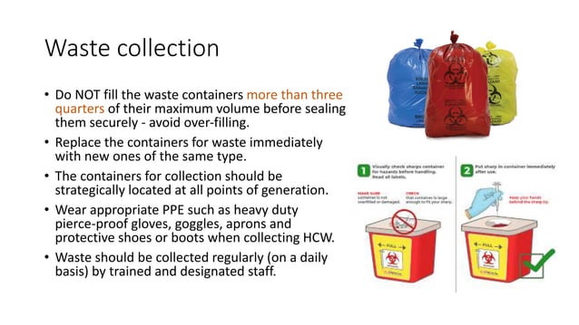Biosafety and Waste Management in Blood Transfusion Service | PPTX ...