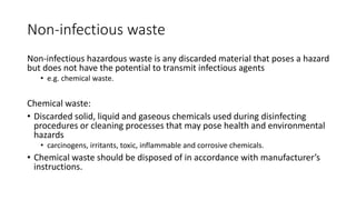 Biosafety and Waste Management in Blood Transfusion Service | PPTX