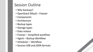 OpenStack DRaaS - Freezer - 101 | PDF | Operating Systems | Computer ...