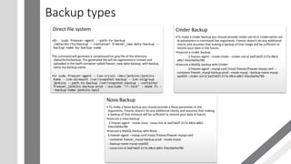 OpenStack DRaaS - Freezer - 101 | PDF | Operating Systems | Computer ...