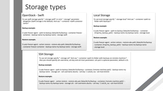 OpenStack DRaaS - Freezer - 101 | PDF | Operating Systems | Computer ...