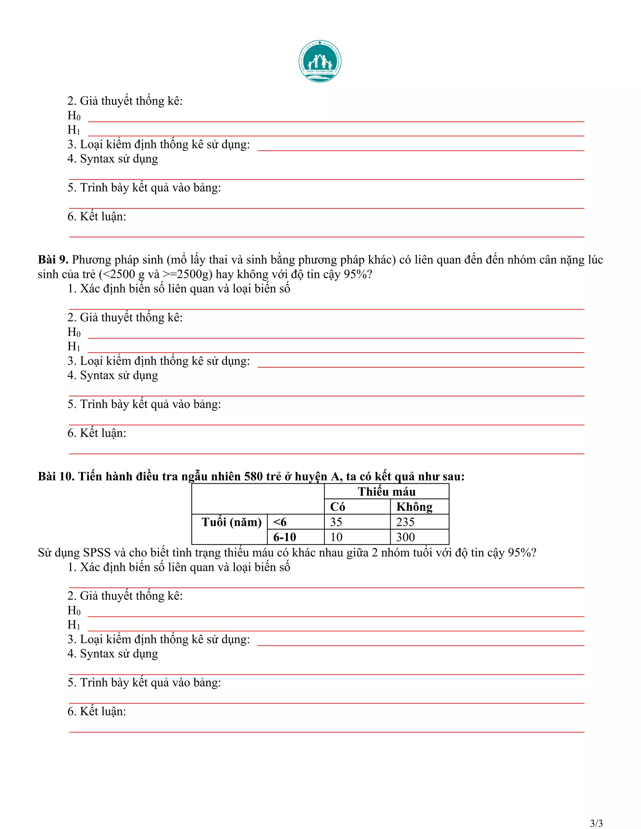 BTTH - Kiểm định giả thuyết cho biến số định tính | PDF