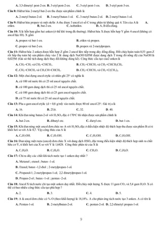 Bt thơm ancol- phenol1819 | DOCX