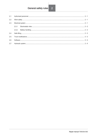 Bt toyota swe140 s electric stacker truck service repair manual | PDF