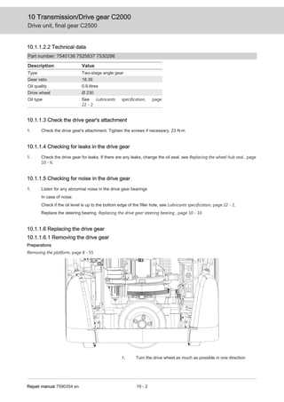 Bt toyota swe160 electric stacker truck service repair manual | PDF