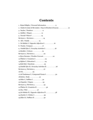 Turkish Words and Phrases 1 for beginners | PDF