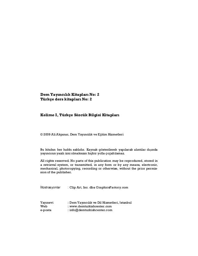 Turkish Words and Phrases 1 for beginners