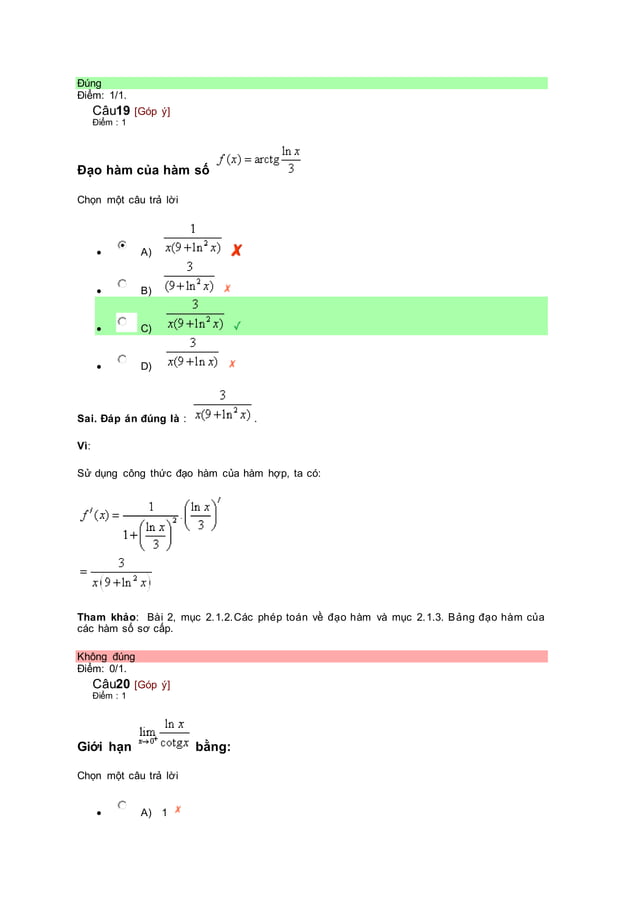 MAT101 - BTVN1 | PDF