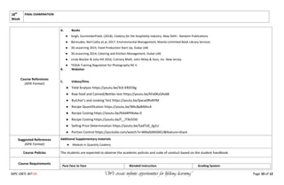 BTVTED ST Quantity Cookery for Teacher s | PDF