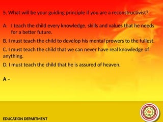 BTVTED REVIEWER-FOR REcording 1.pptx- philosophy of Education | PPTX