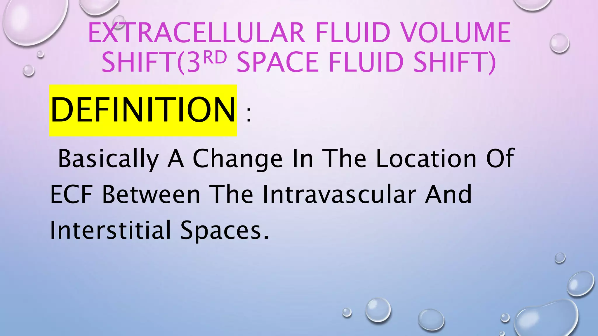 Fluid and electrolyte imbalance [autosaved] | PPTX