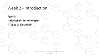 Blockchain Technology - Week 2 - Blockchain Terminologies | PDF